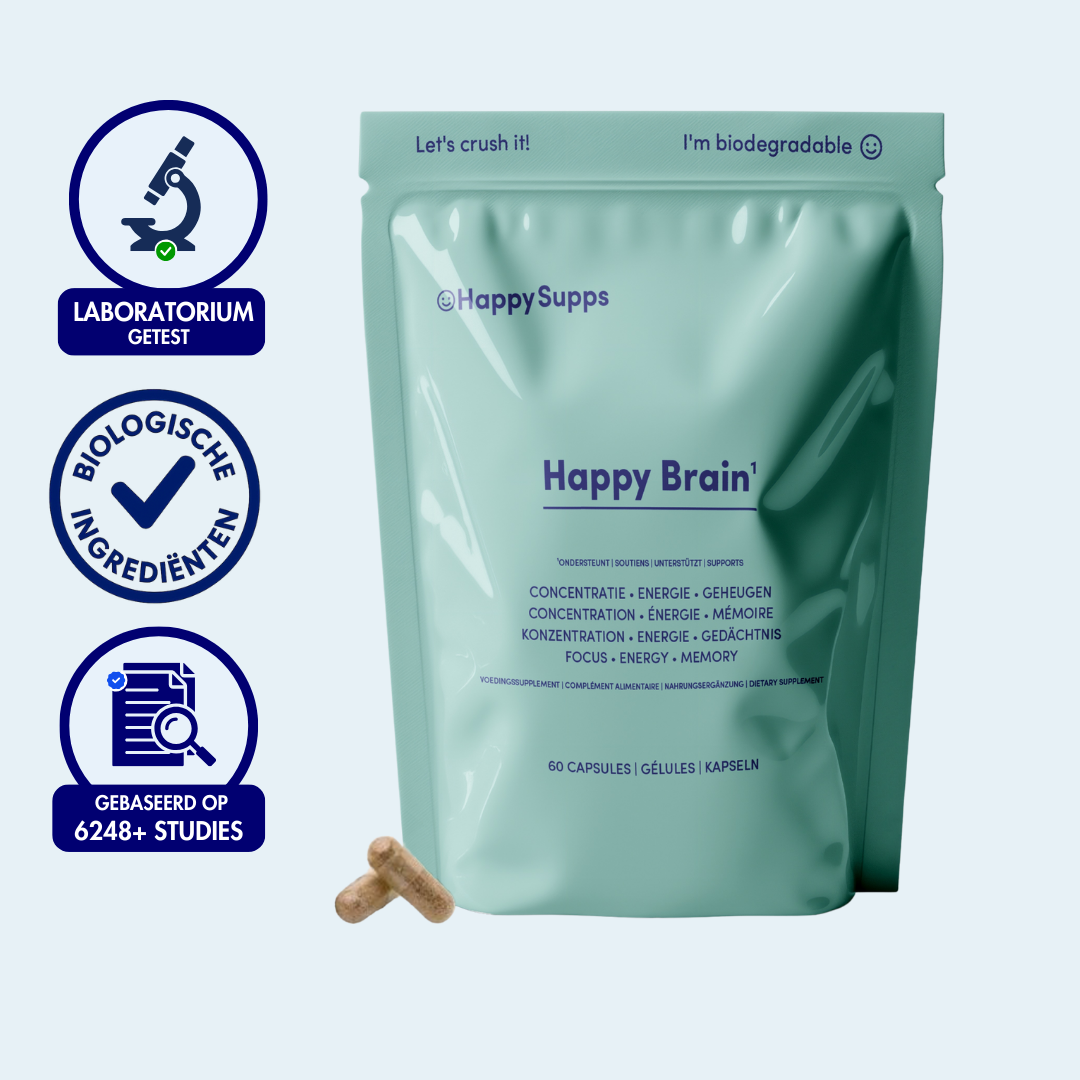 Happy Brain - Premium Nootropic Formule